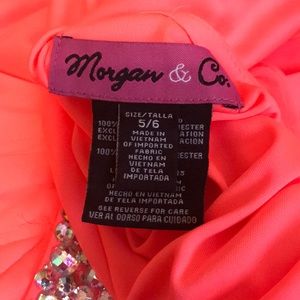 Morgan & Co. | Dresses | Bright Orange Homecoming Dress | Poshmark